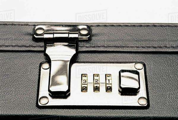 Combination Lock On A Briefcase - Royalty-free Stock Photo | Dissolve