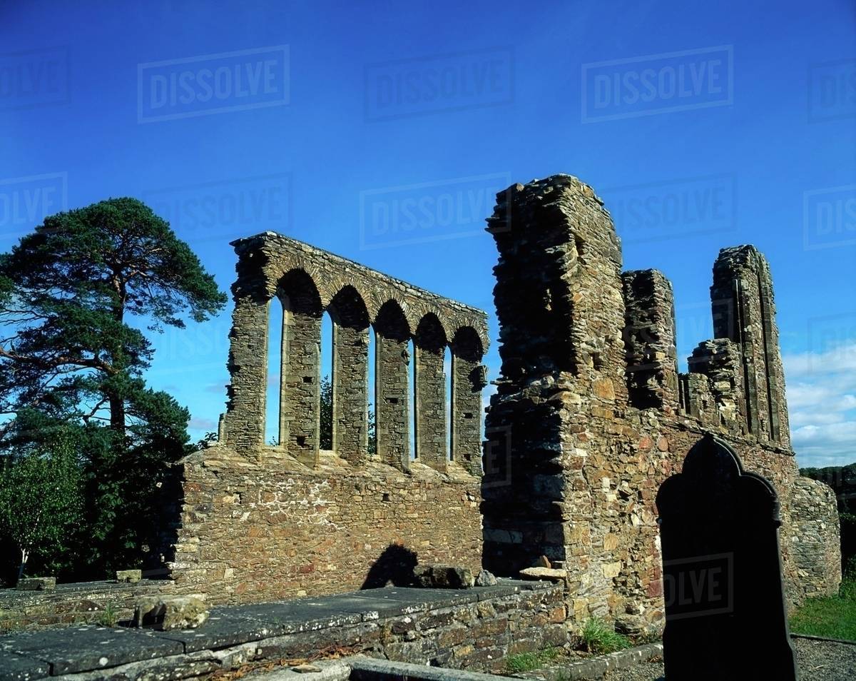 Saint Mary's Abbey, Bannow, County Wexford, Ireland - Royalty-free ...