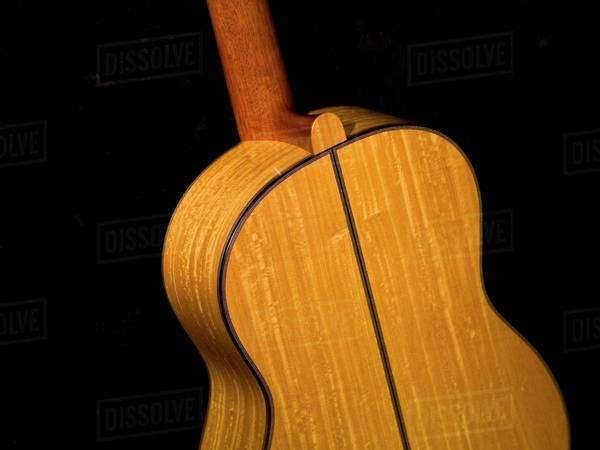 Backside Of A Guitar - Royalty-free Stock Photo | Dissolve