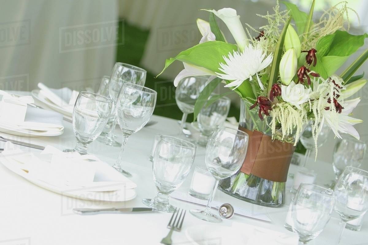 Formal Table Settings - Royalty-free Stock Photo | Dissolve