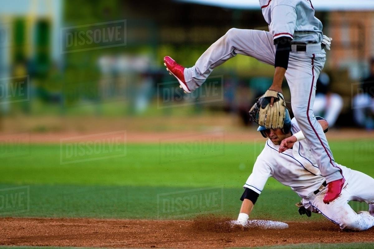 Baseball Action Shot - Royalty-free Stock Photo | Dissolve
