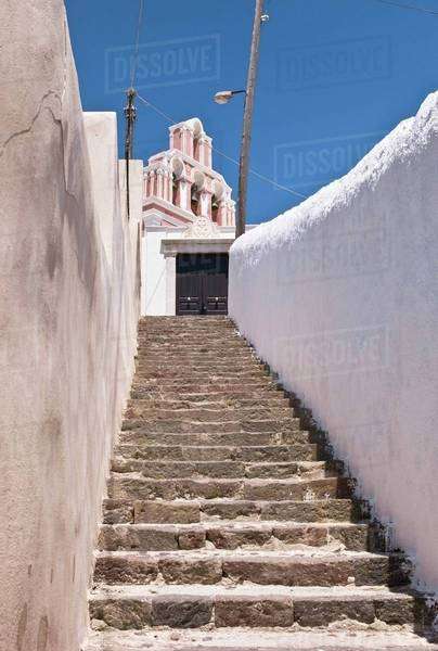 Stairway, Rhodes, Greece - Royalty-free Stock Photo | Dissolve