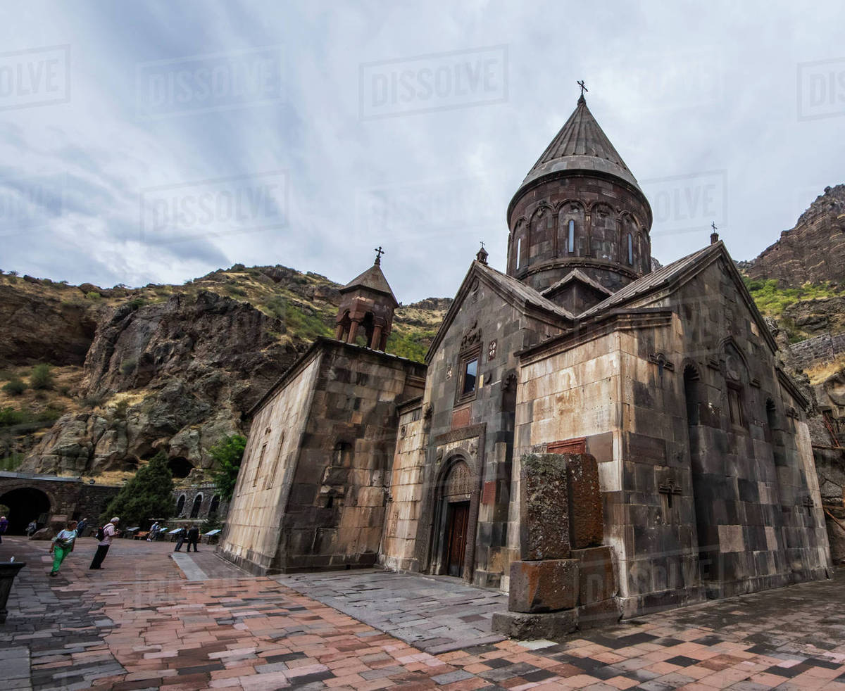 Church of the Holy Mother of God at Geghard Monastery, Azat Valley ...