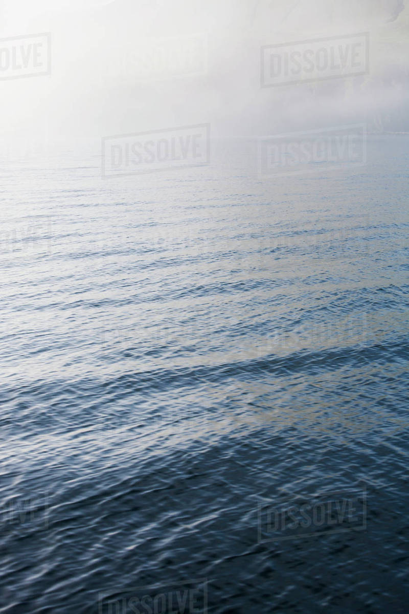 Delicate Patterns Created By Light Wind On The Surface Of The Water ...