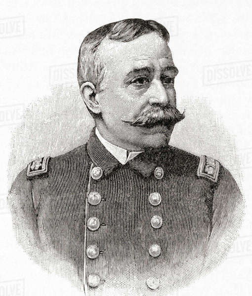 George Dewey, 1837 – 1917. Admiral of the American Navy, famous for his ...