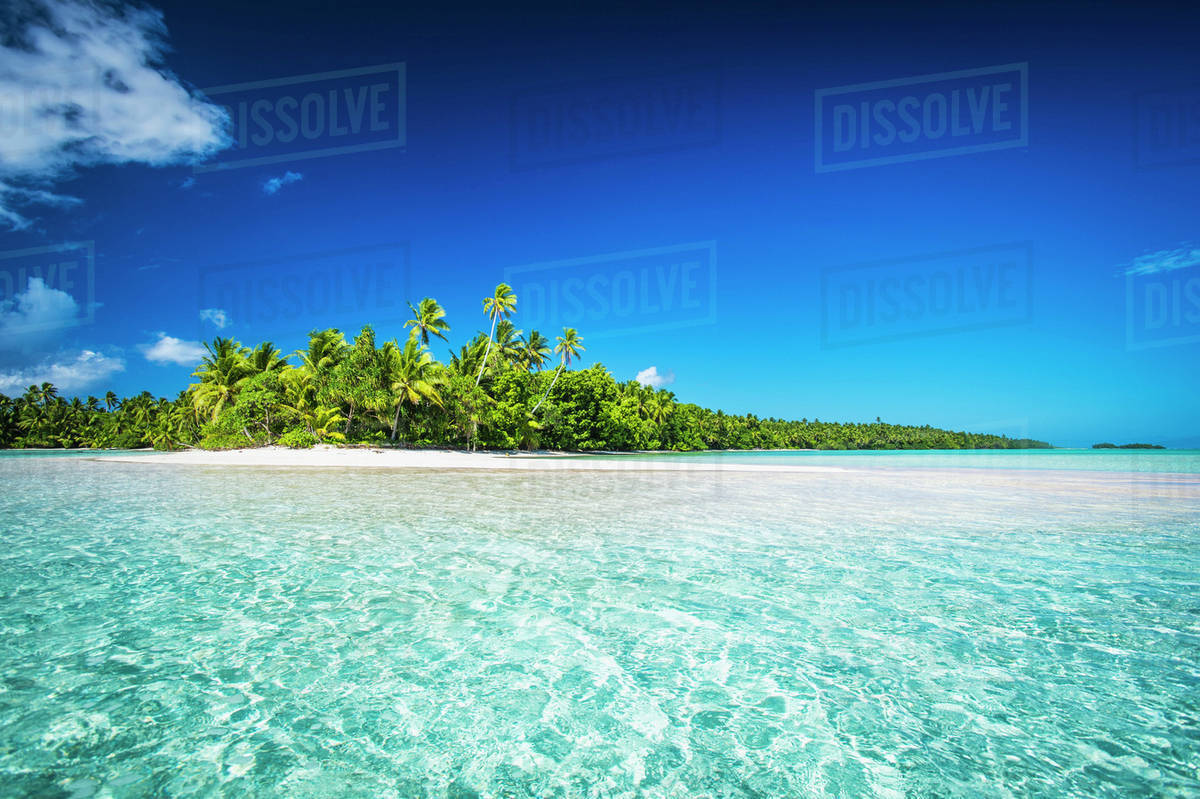 An island that forms part of the marine park, near the Tuvalu mainland ...