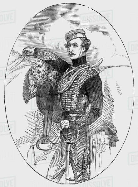 The Illustrated London News Etching From 1854. Captain Lewis Edward ...