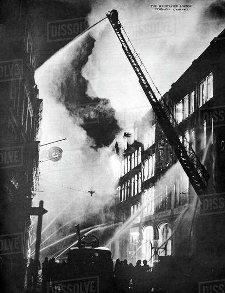 The Illustrated London News 1941. World war II. London’s fire fighting ...
