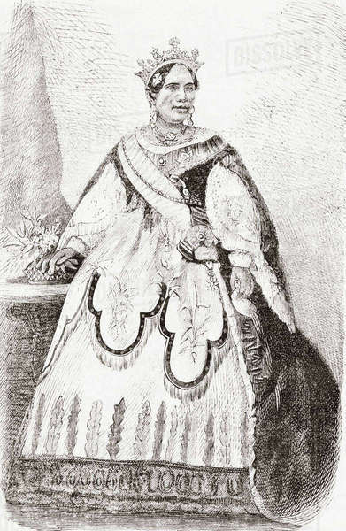 Rasoherina, 1814 – 1868, aka Rasoherina-Manjaka. Queen of Madagascar ...
