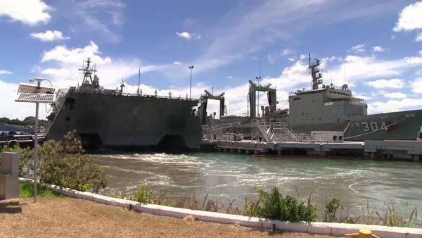 USS Independence arrives for Rim of the Pacific (RIMPAC) Exercise 2014 ...