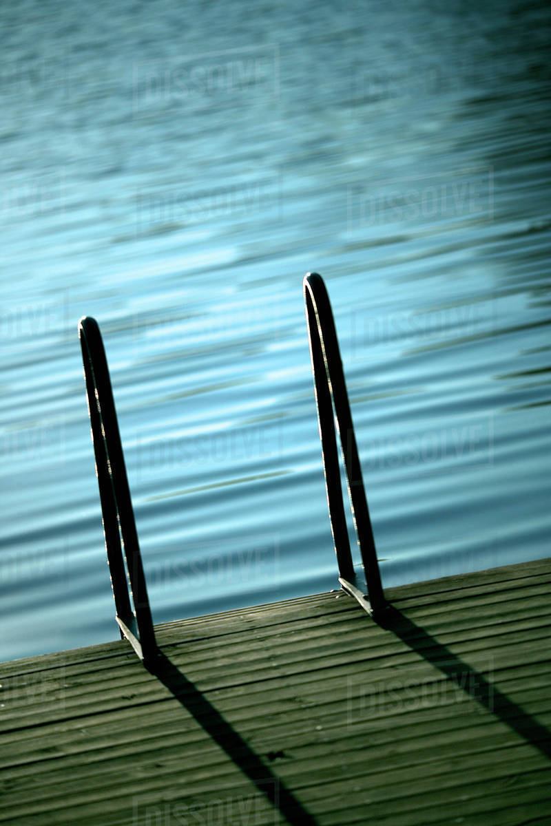 Ladder on jetty - Royalty-free Stock Photo | Dissolve