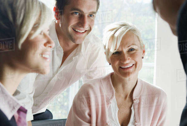 Happy colleagues - Royalty-free Stock Photo | Dissolve