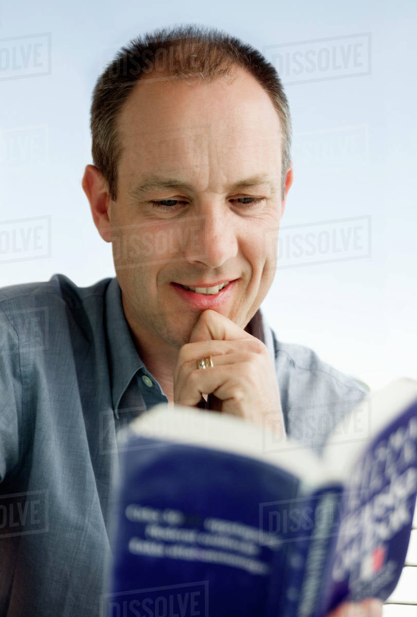 Man reading - Royalty-free Stock Photo | Dissolve