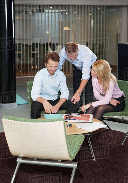 Conversation in a group - Royalty-free Stock Photo | Dissolve