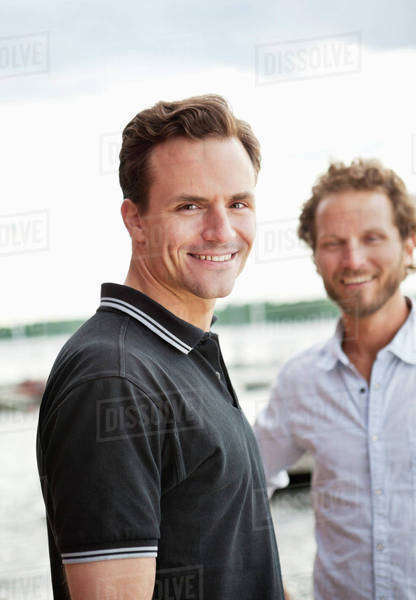 Two men outside - Royalty-free Stock Photo | Dissolve