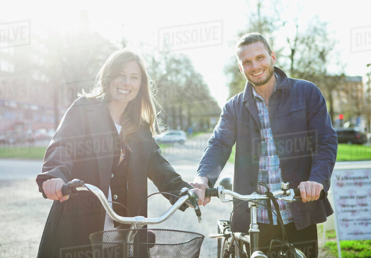 Two with bikes - Royalty-free Stock Photo | Dissolve