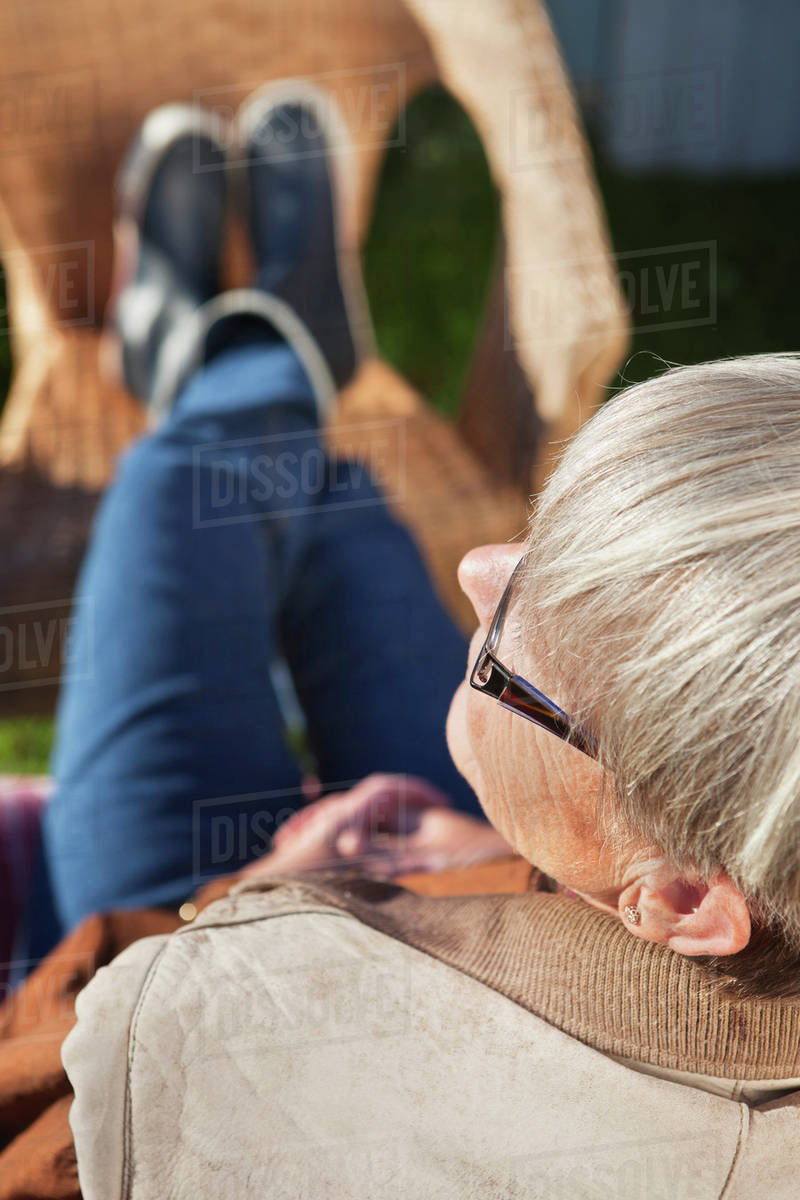Woman resting - Royalty-free Stock Photo | Dissolve