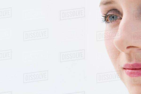 A cropped female head shot - Royalty-free Stock Photo | Dissolve
