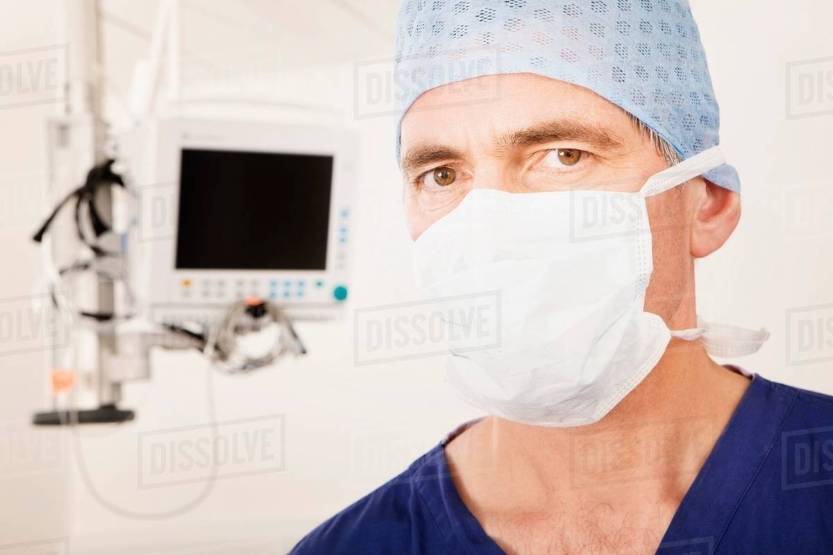 A portrait of a male surgeon - Royalty-free Stock Photo | Dissolve