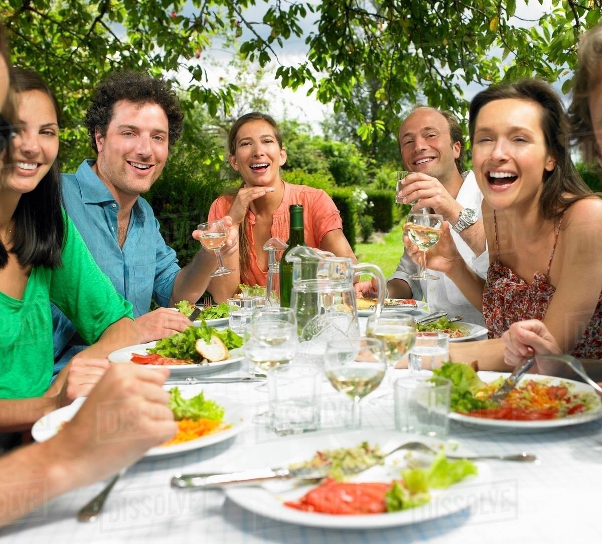 Lunch in the garden - Stock Photo - Dissolve