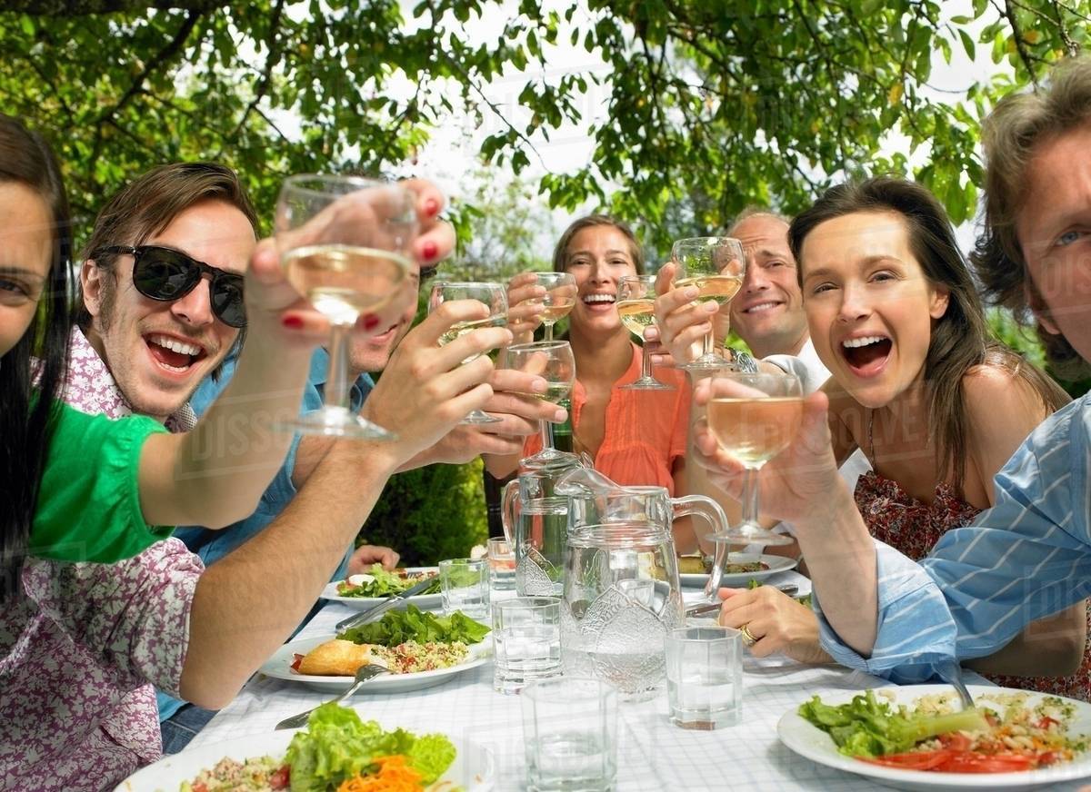 Lunch in the garden - Stock Photo - Dissolve