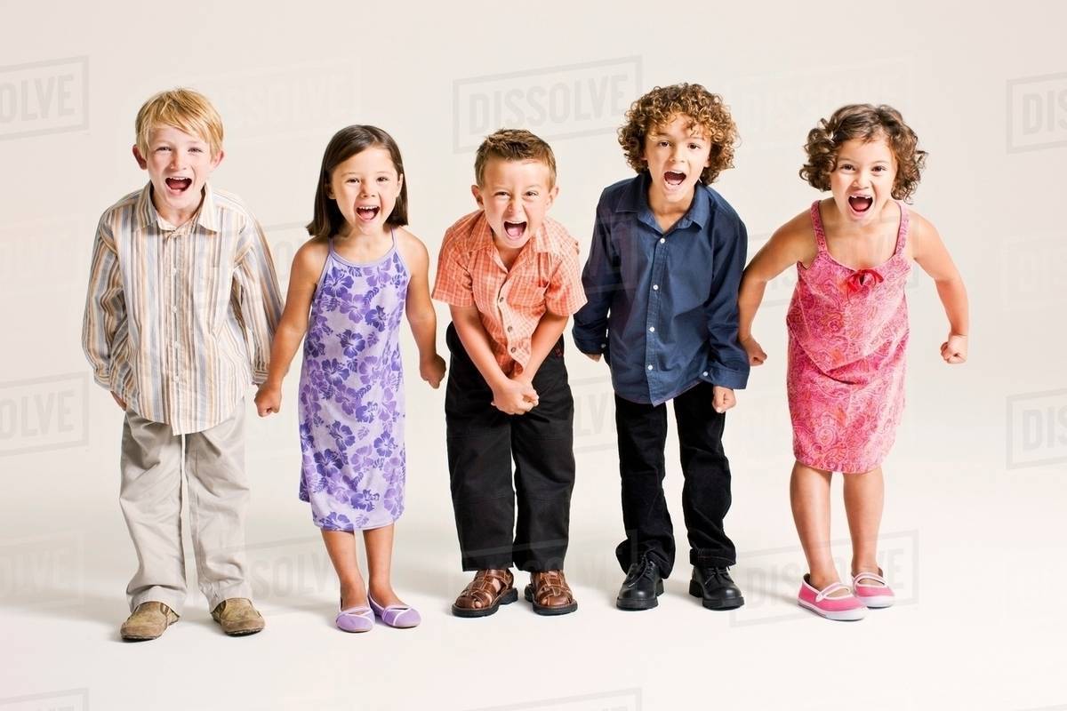 Kids shouting - Royalty-free Stock Photo | Dissolve