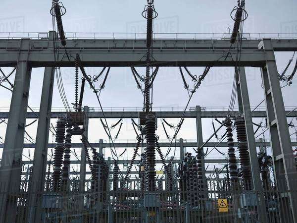Electrical Switching Station - Stock Photo - Dissolve