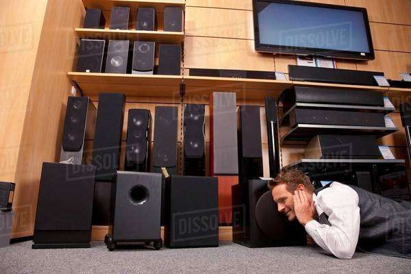 Checking the sound systems - Royalty-free Stock Photo | Dissolve