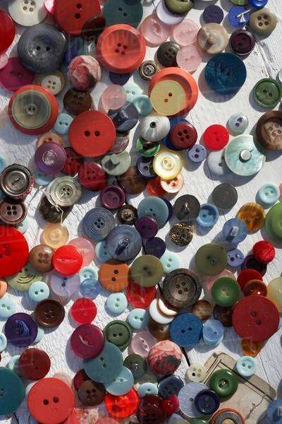 Scattered colourful buttons - Royalty-free Stock Photo | Dissolve