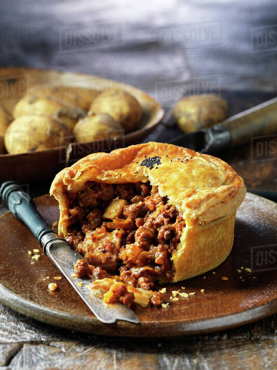 Meat and potato pie - Royalty-free Stock Photo | Dissolve