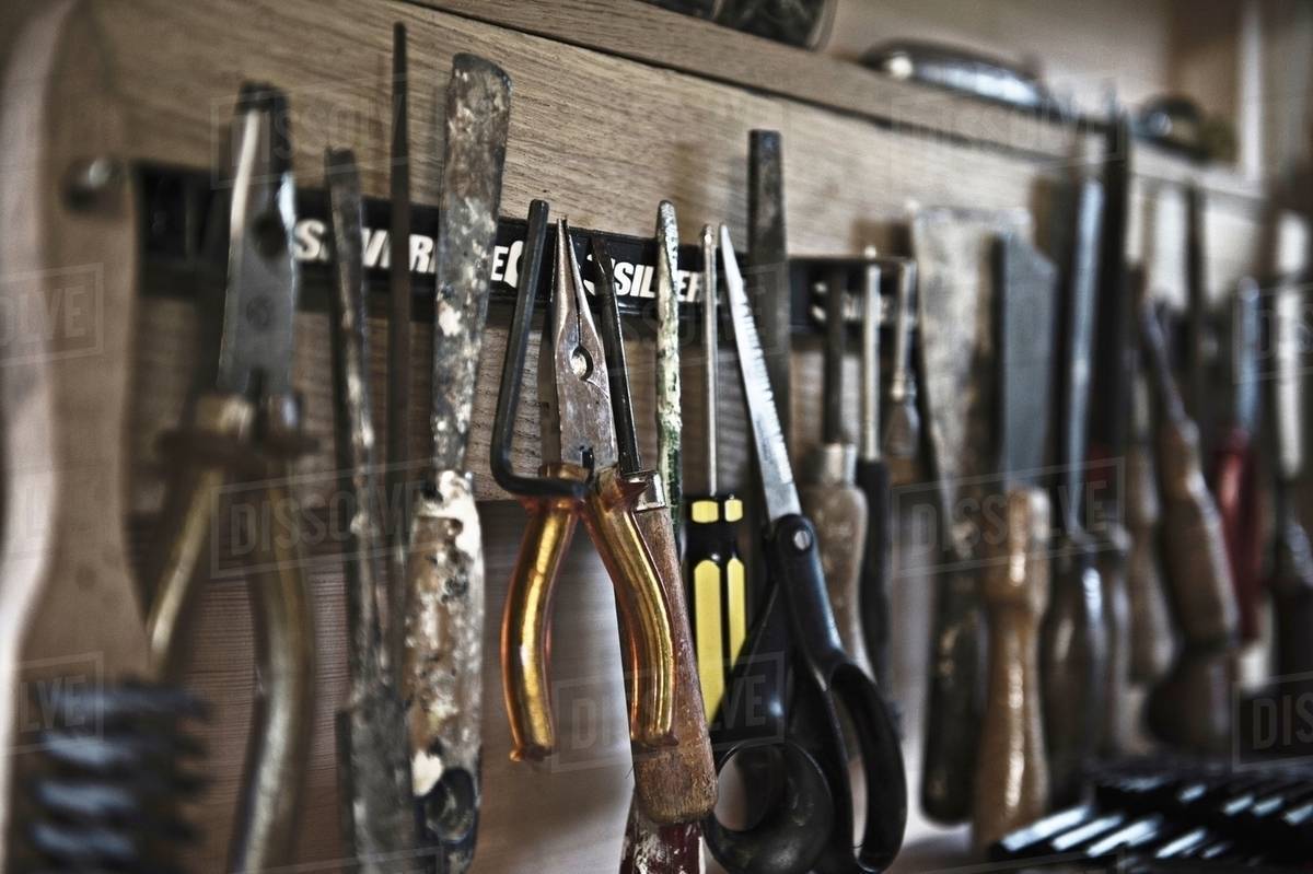 Tools in workshop - Royalty-free Stock Photo | Dissolve