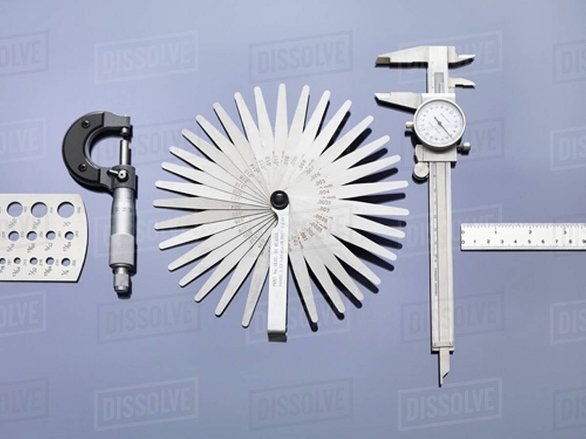 Engineering measurement tools used in Industry - Stock Photo - Dissolve