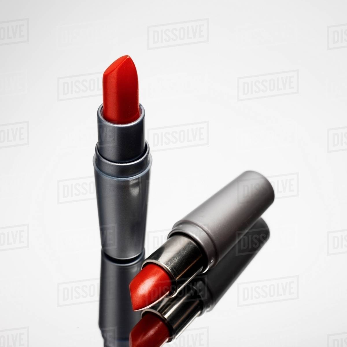 Two red lipsticks - Royalty-free Stock Photo | Dissolve