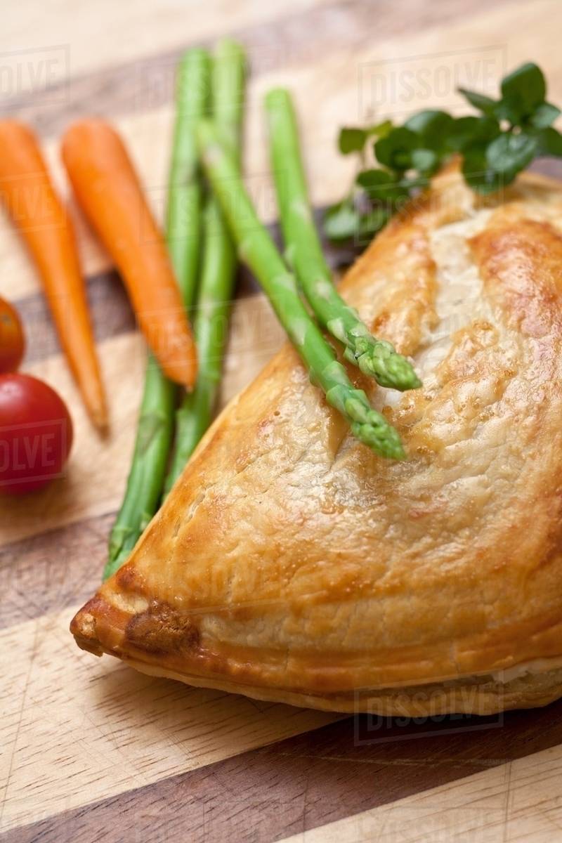 Pasty with fresh vegetables - Royalty-free Stock Photo | Dissolve