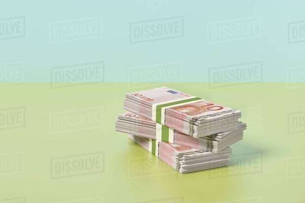 Stack of Euros - Royalty-free Stock Photo | Dissolve