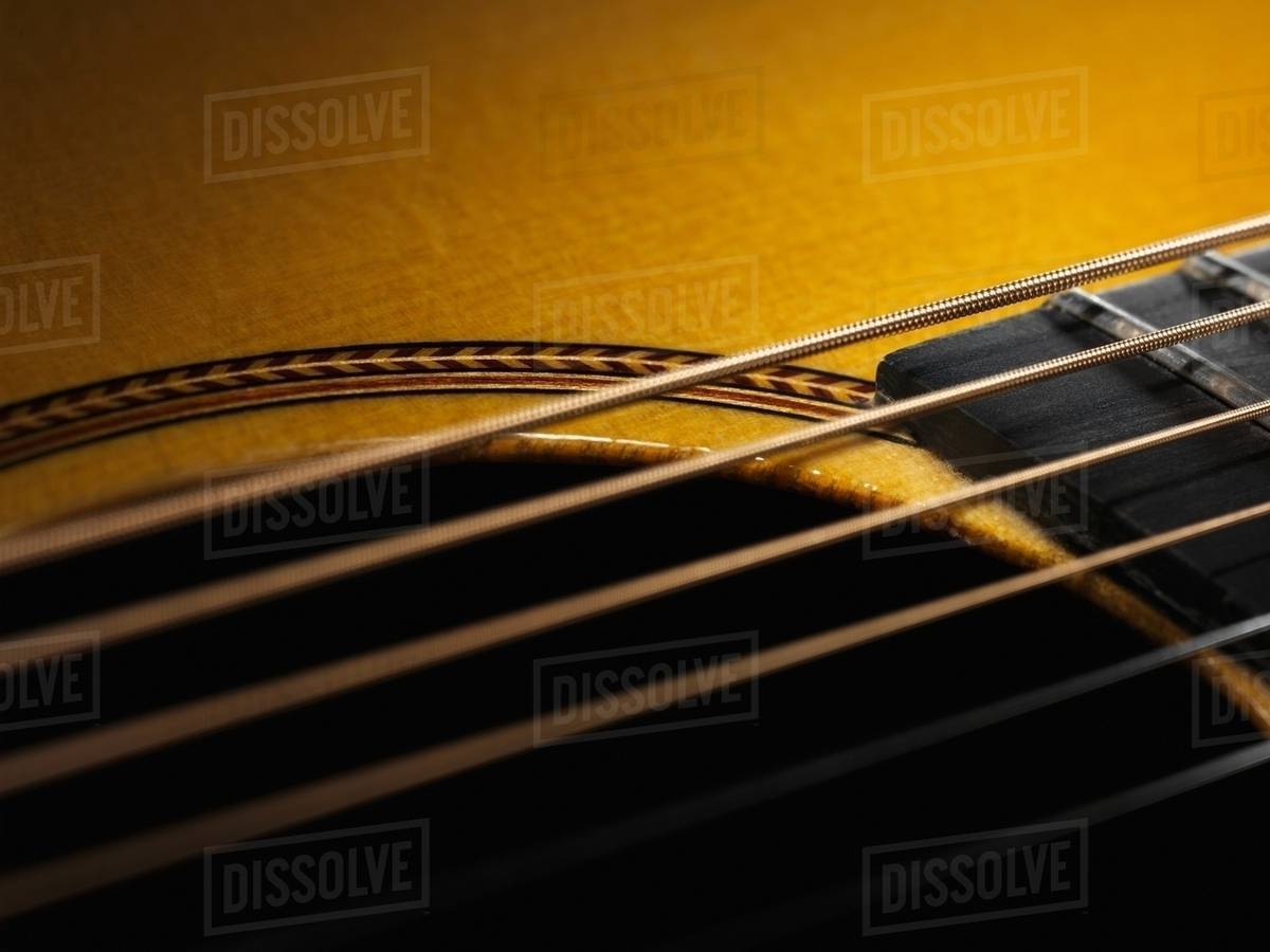 Close up of guitar string - Royalty-free Stock Photo | Dissolve