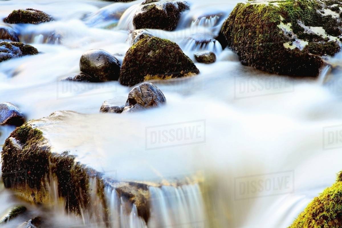 Smokey water in the lake district - Royalty-free Stock Photo | Dissolve