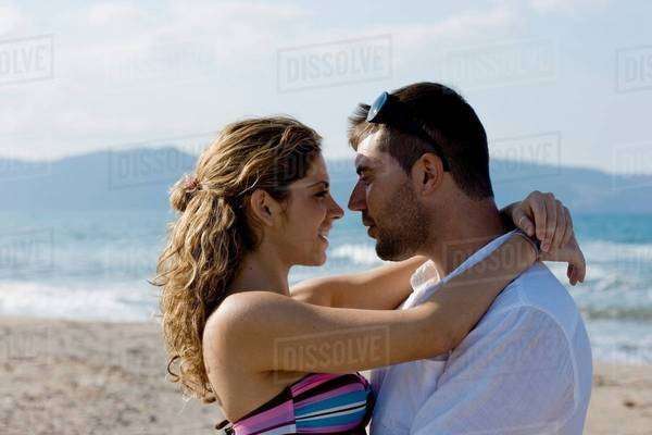 Couple face to face - Royalty-free Stock Photo | Dissolve