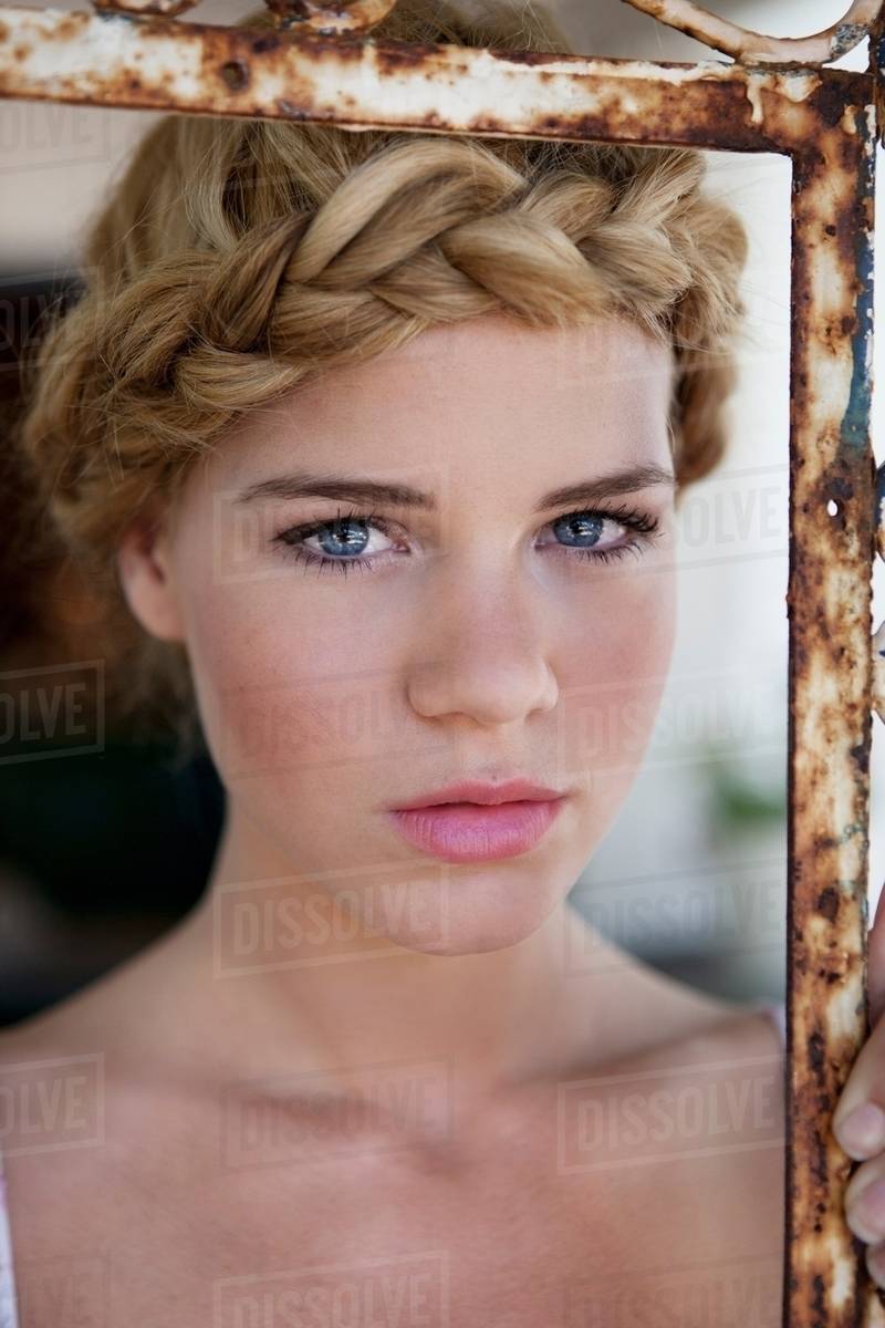 Girl looking into camera - Royalty-free Stock Photo | Dissolve