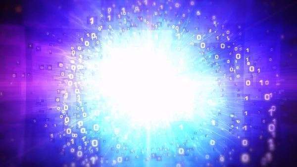 Random numbers animated on a bright and colorful background. - Stock ...