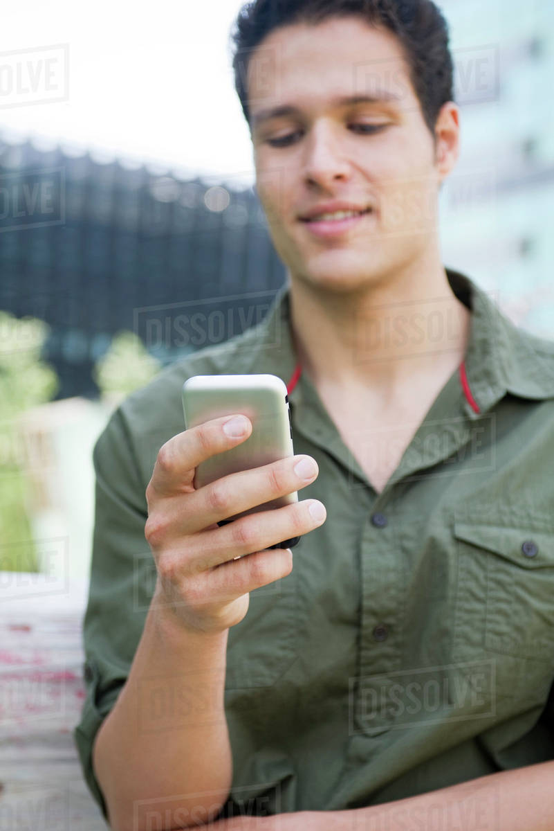 Man text messaging - Royalty-free Stock Photo | Dissolve