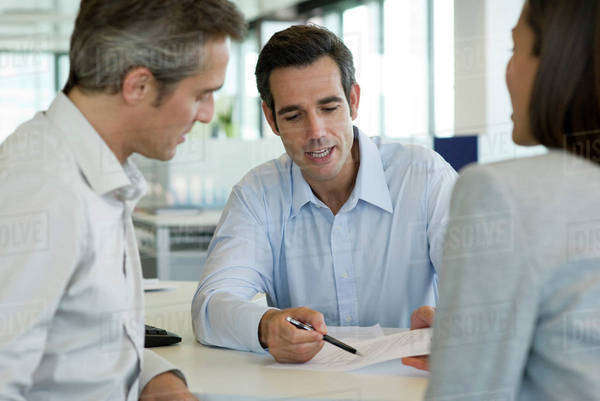 Businessman meeting with clients - Royalty-free Stock Photo | Dissolve