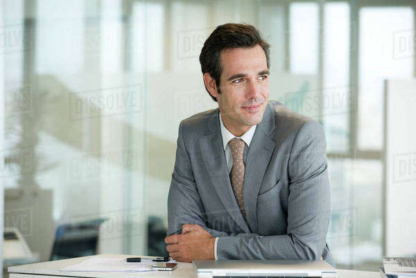 Male executive, portrait - Royalty-free Stock Photo | Dissolve