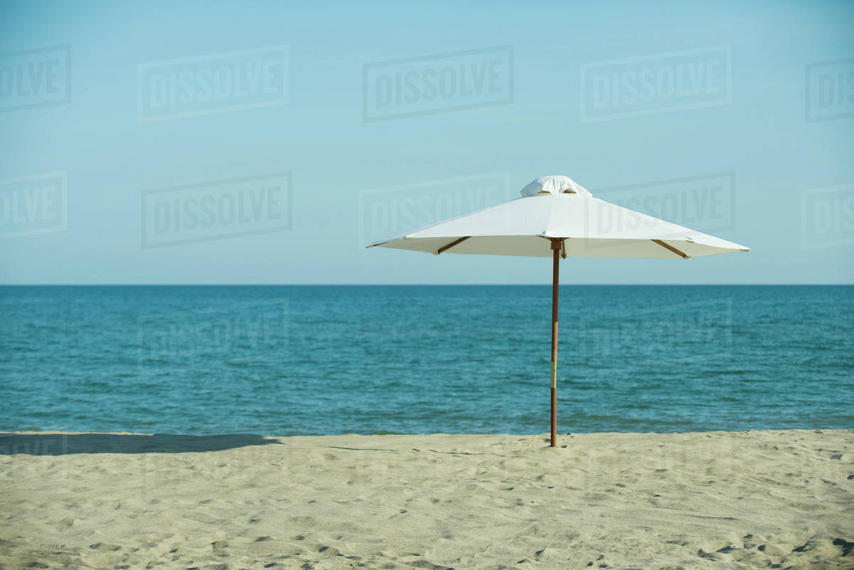 Beach parasol - Stock Photo - Dissolve