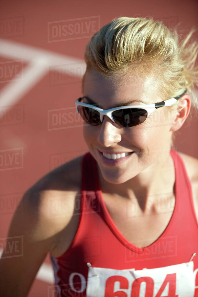 Female athlete, portrait - Royalty-free Stock Photo | Dissolve