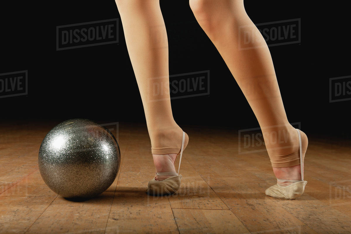 Gymnast, low section - Royalty-free Stock Photo | Dissolve