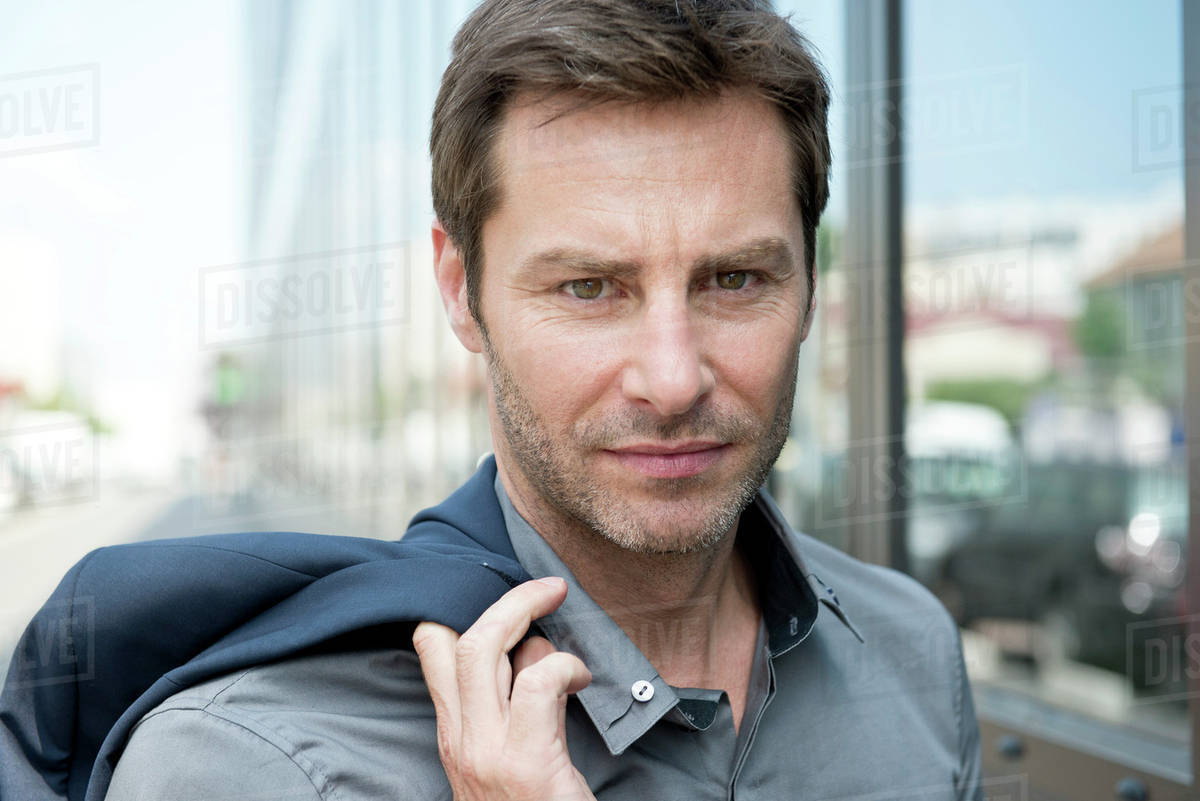 Mature man, portrait - Royalty-free Stock Photo | Dissolve