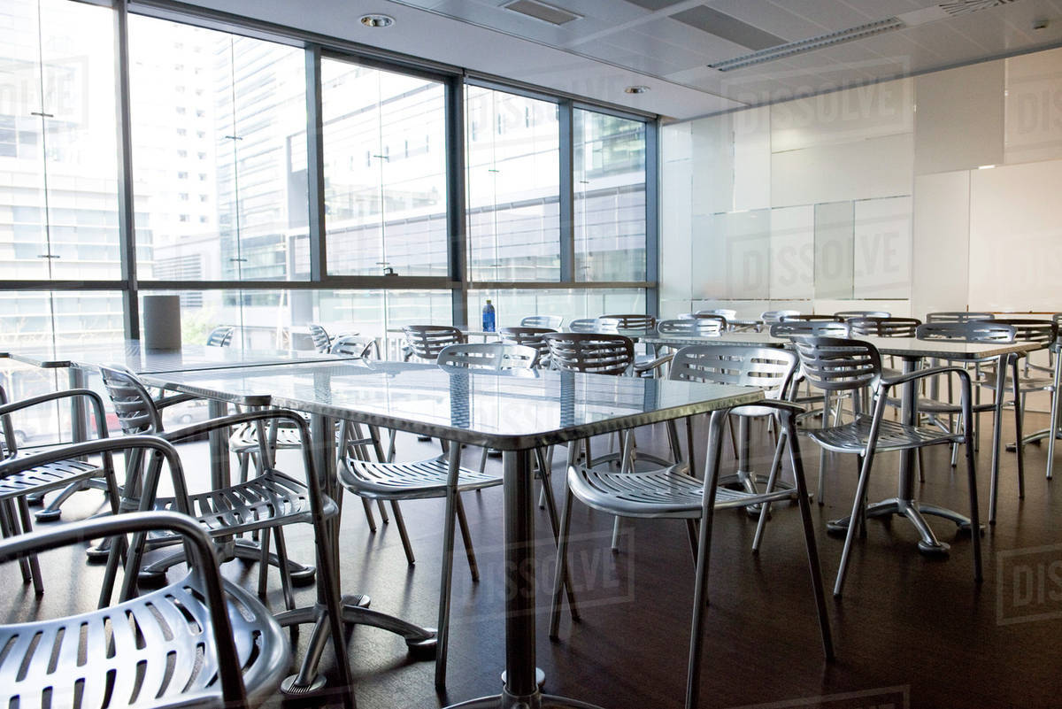 Empty cafeteria - Stock Photo - Dissolve