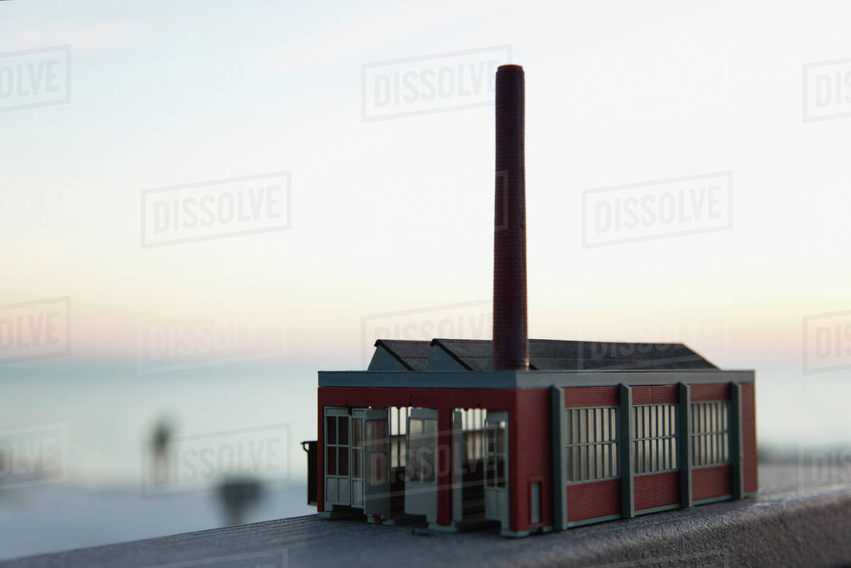 Miniature factory - Royalty-free Stock Photo | Dissolve