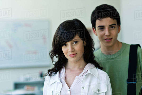 High school classmates, portrait - Royalty-free Stock Photo | Dissolve